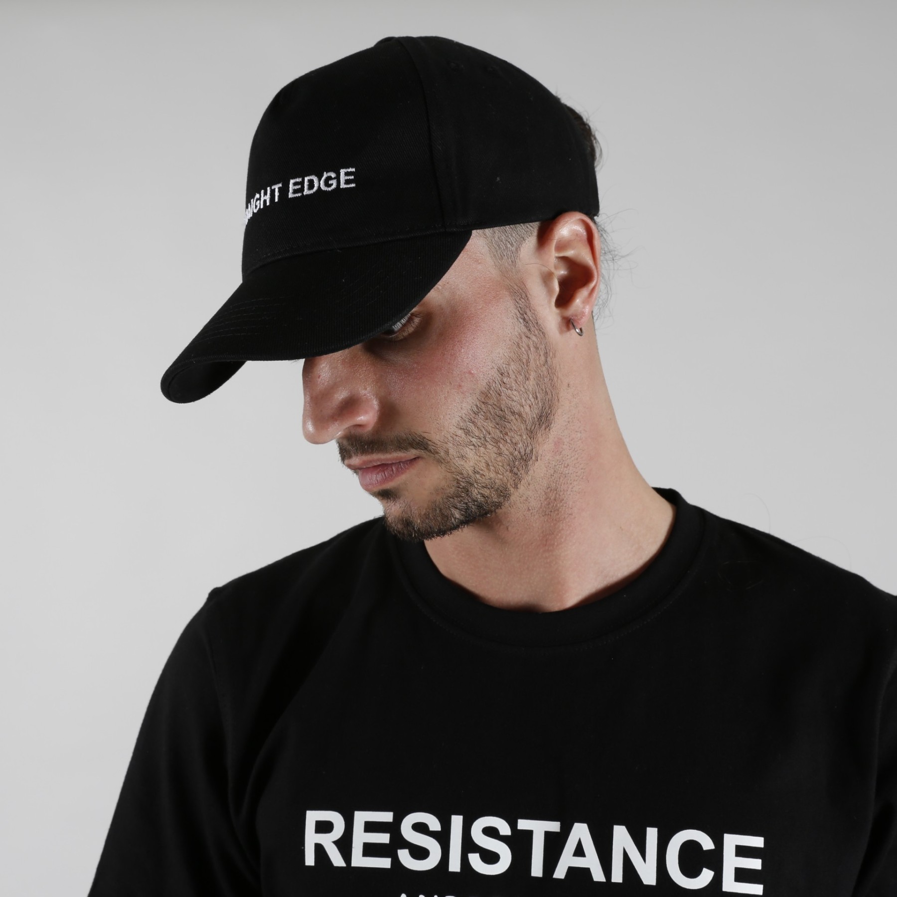 Andrea Crews - CAP STRAIGHT EDGE - STRAIGHT BLACK - CASQUETTE sc - Chez ...